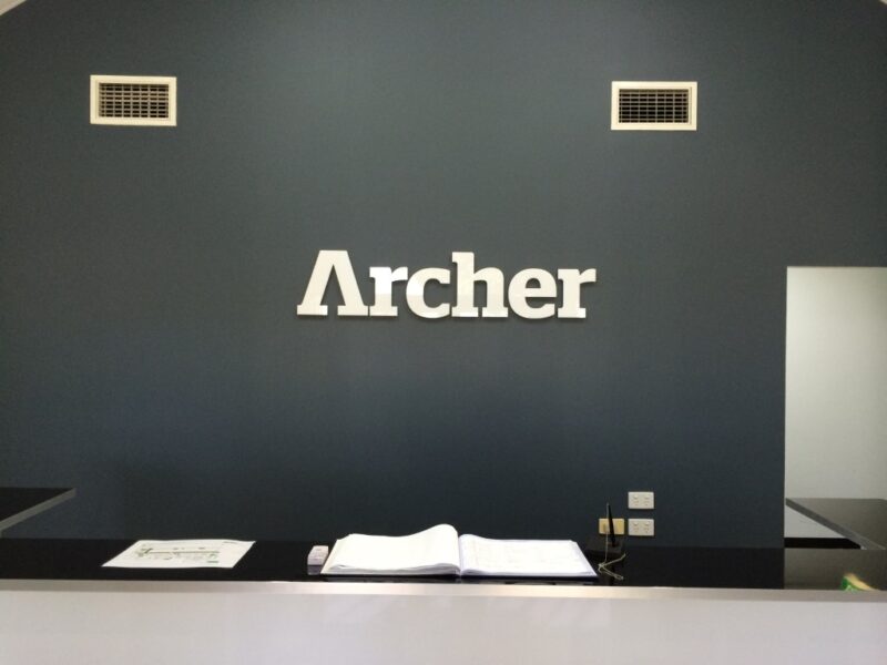 Reception Signs by Perth Stripes and Signs in AU